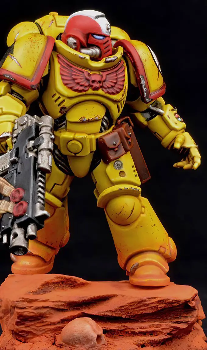 How to paint Imperial Fists Armour - 2019 - FauxHammer